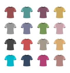 Long-sleeved T-shirt template Royalty Free Vector Image