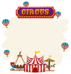 A merry-go-round ride Royalty Free Vector Image