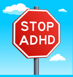 Little girl pedestrian learning road sign Vector Image