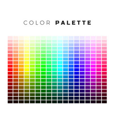 Colorful palette full spectrum colors Royalty Free Vector