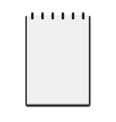 Notepad Royalty Free Vector Image - VectorStock