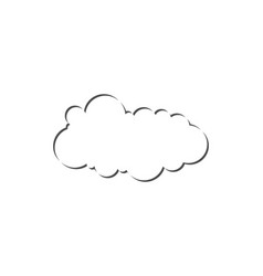 Cute cat symbol icon Royalty Free Vector Image