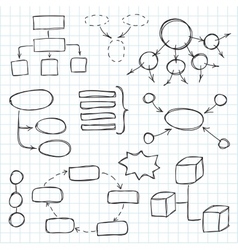 Colorful 3d large mind map infographic Royalty Free Vector