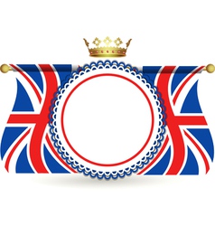 Union jack banners Royalty Free Vector Image - VectorStock