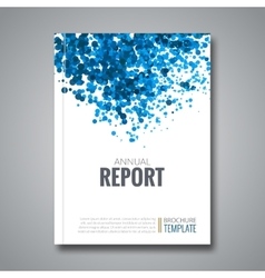 Business report design background with colorful Vector Image