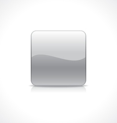 White blank app icon button template Royalty Free Vector