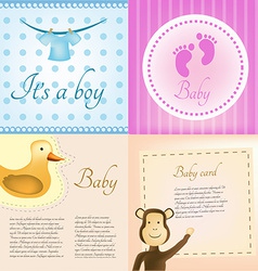 Baby document design Royalty Free Vector Image