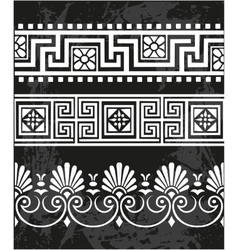 Ancient greek pattern - seamless set Royalty Free Vector