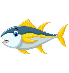 Cute fish cartoon for you design Royalty Free Vector Image