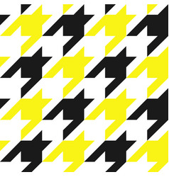 Houndstooth seamless pattern repeat Royalty Free Vector