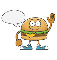 Happy cartoon cheese man Royalty Free Vector Image