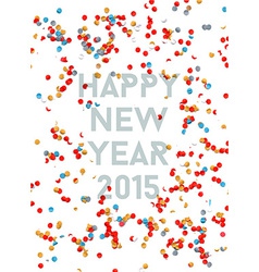 One year paper confetti sign Royalty Free Vector Image