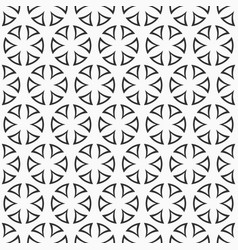 Seamless flowers pattern repeating geometric Vector Image