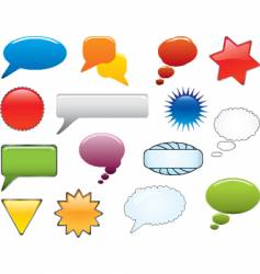 Retro speech bubble transparent background Vector Image