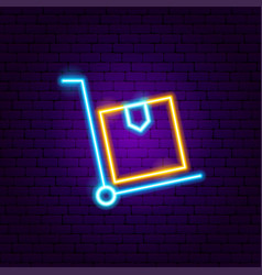 Chinese food neon sign Royalty Free Vector Image