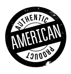 Proud to be american sign or stamp Royalty Free Vector Image