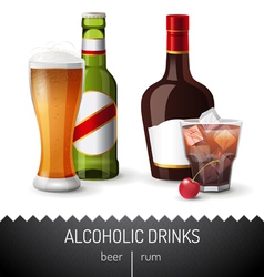 Alcohol borders Royalty Free Vector Image - VectorStock