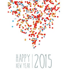 One year paper confetti sign Royalty Free Vector Image