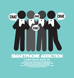 Computer addiction Royalty Free Vector Image - VectorStock