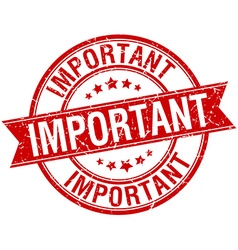 Very important rubber stamp Royalty Free Vector Image