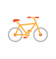 Cute smiling bicycle Royalty Free Vector Image