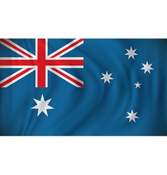 Retro australia flag postage stamp Royalty Free Vector Image