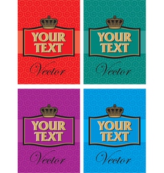 Set vintage label Royalty Free Vector Image - VectorStock