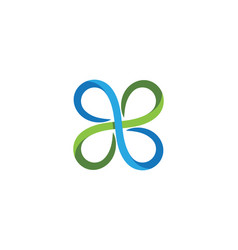 Infinity education logo icon design Royalty Free Vector