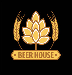 Beer house logo Royalty Free Vector Image - VectorStock