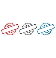 Blank stamp round grunge sign label Royalty Free Vector