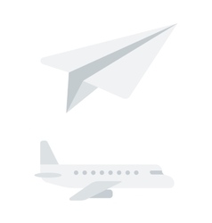 Cartoon airplane vector by RAStudio - Image #720862 - VectorStock