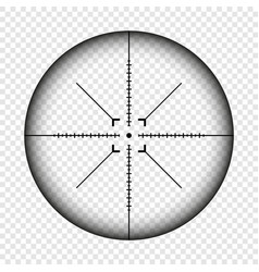 Sniper scope overlay Royalty Free Vector Image