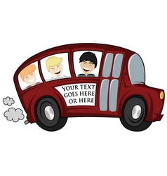 Logo for school bus Royalty Free Vector Image - VectorStock