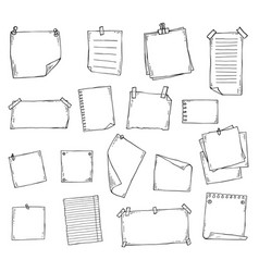 Handdrawn picture frames colorful sketch doodle Vector Image