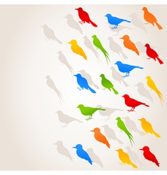 Birds on a wire Royalty Free Vector Image - VectorStock