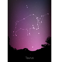 Abstract zodiac sign gemini on a dark Royalty Free Vector