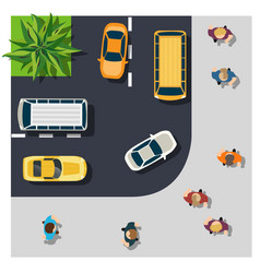 Office furniture top view set 6 Royalty Free Vector Image