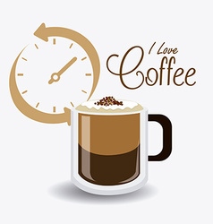 Coffee time at work Royalty Free Vector Image - VectorStock