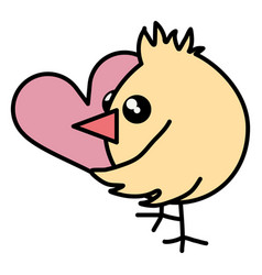 Cute little spiky cartoon spider Royalty Free Vector Image