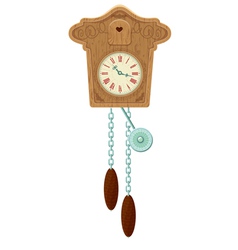 Cuckoo clock Royalty Free Vector Image - VectorStock