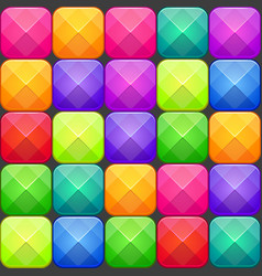 Seamless random squares mosaic tiles pixelated Vector Image