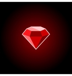 Ruby icon Royalty Free Vector Image - VectorStock