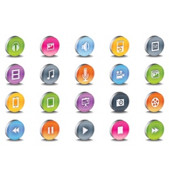 3d web icons Royalty Free Vector Image - VectorStock