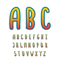 Hand drawn alphabet Royalty Free Vector Image - VectorStock
