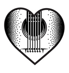 Template with stylish design of guitar plectrum Vector Image