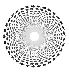 Abstract circular spirograph pattern on white art Vector Image