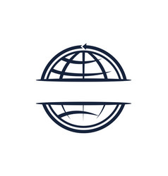 World logo template Royalty Free Vector Image - VectorStock