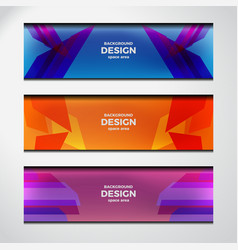 Header banner design Royalty Free Vector Image