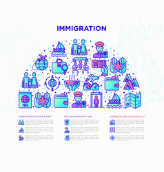 Real estate concept in half circle Royalty Free Vector Image