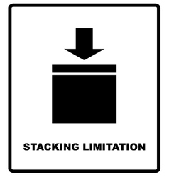 Breakable or fragile material packaging symbol Vector Image